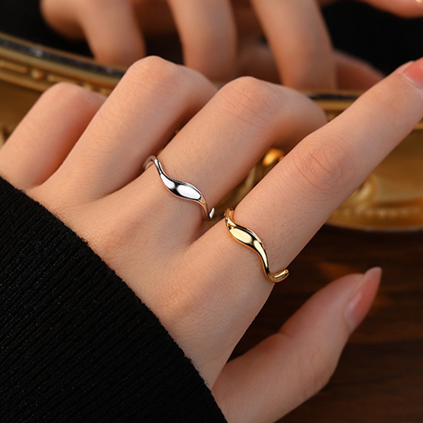Wavy Ring - Soul Silver | Jewellery for your soul